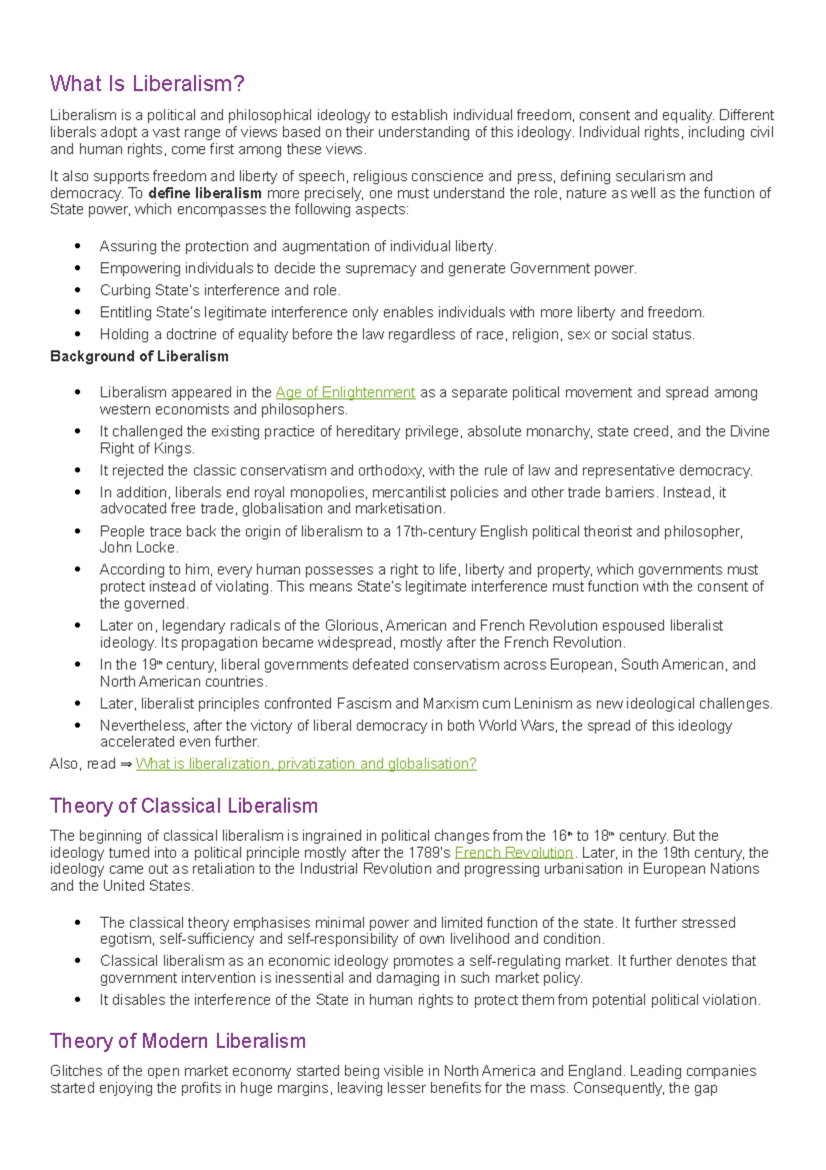 Liberty - notes - Liberty: Definition, Features, Types and Essential ...