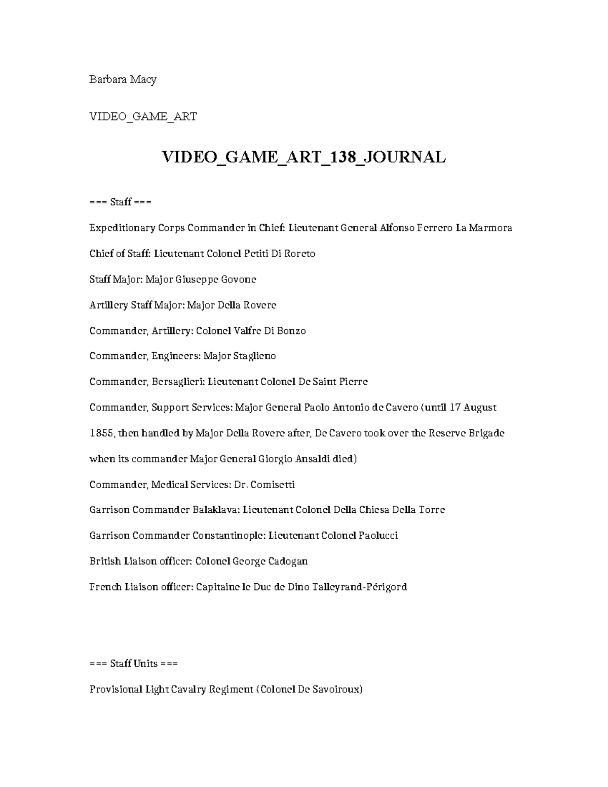 Video GAME ART 138 Journal - Barbara Macy VIDEO_GAME_ART VIDEO_GAME_ART ...