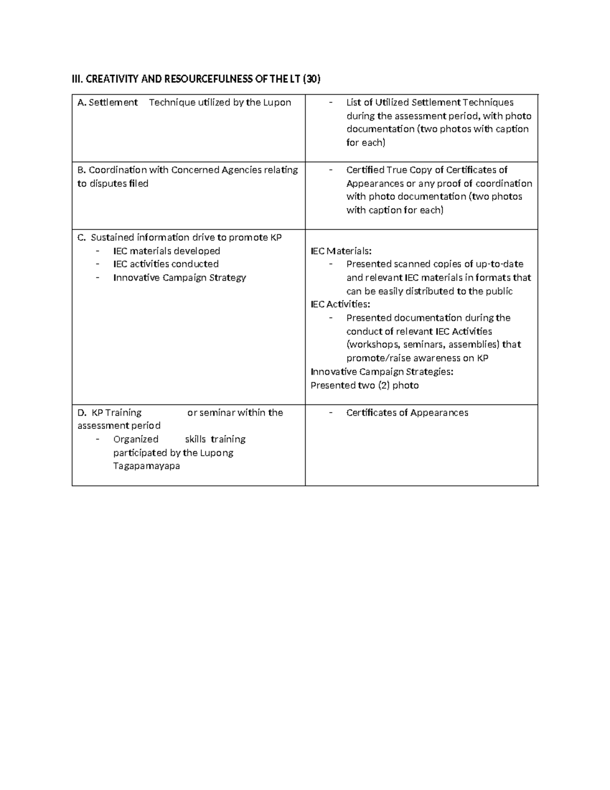 Creativity and Resourcefulness in LT (30): Settlement Techniques and ...