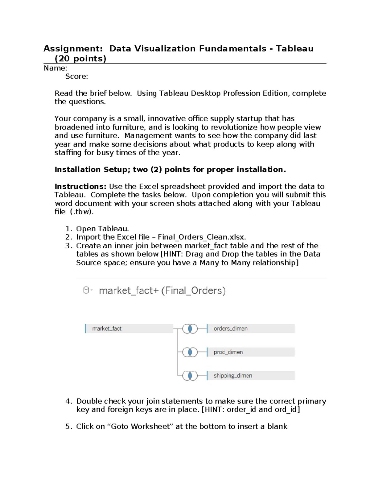 Data Visualization Assignment - Tableau (20 pts) - Studocu