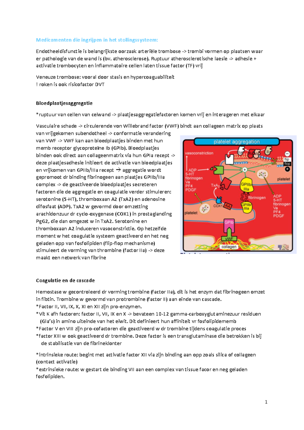 Medicatie voor Bloedstolling en Trombusvorming: Overzicht en Effecten ...
