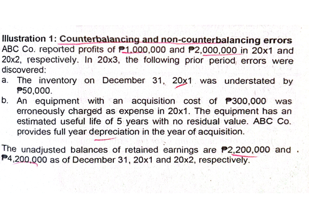 Correcting Errors in Accounting Policies - ACC 101 Pre-Test Answers ...