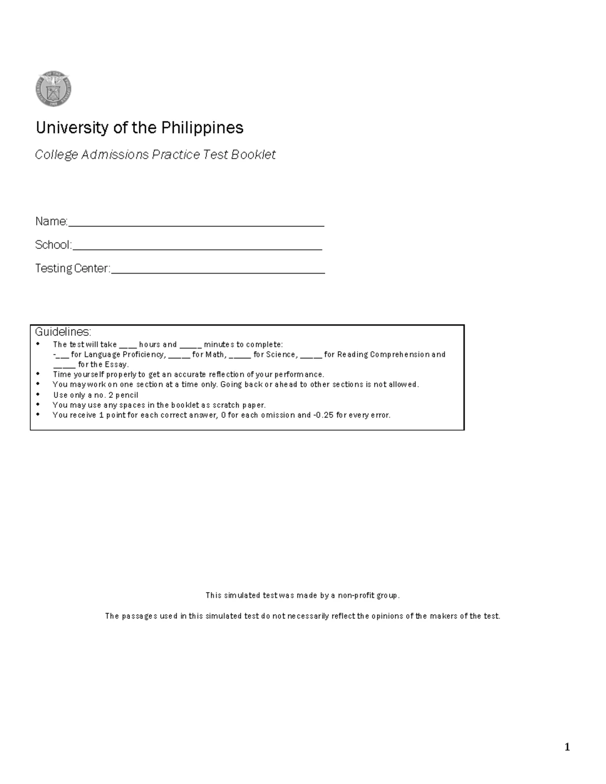 Upcat Science Reviewer by Review Masters (z-lib - COPYRIGHT DISCLAIMER ...