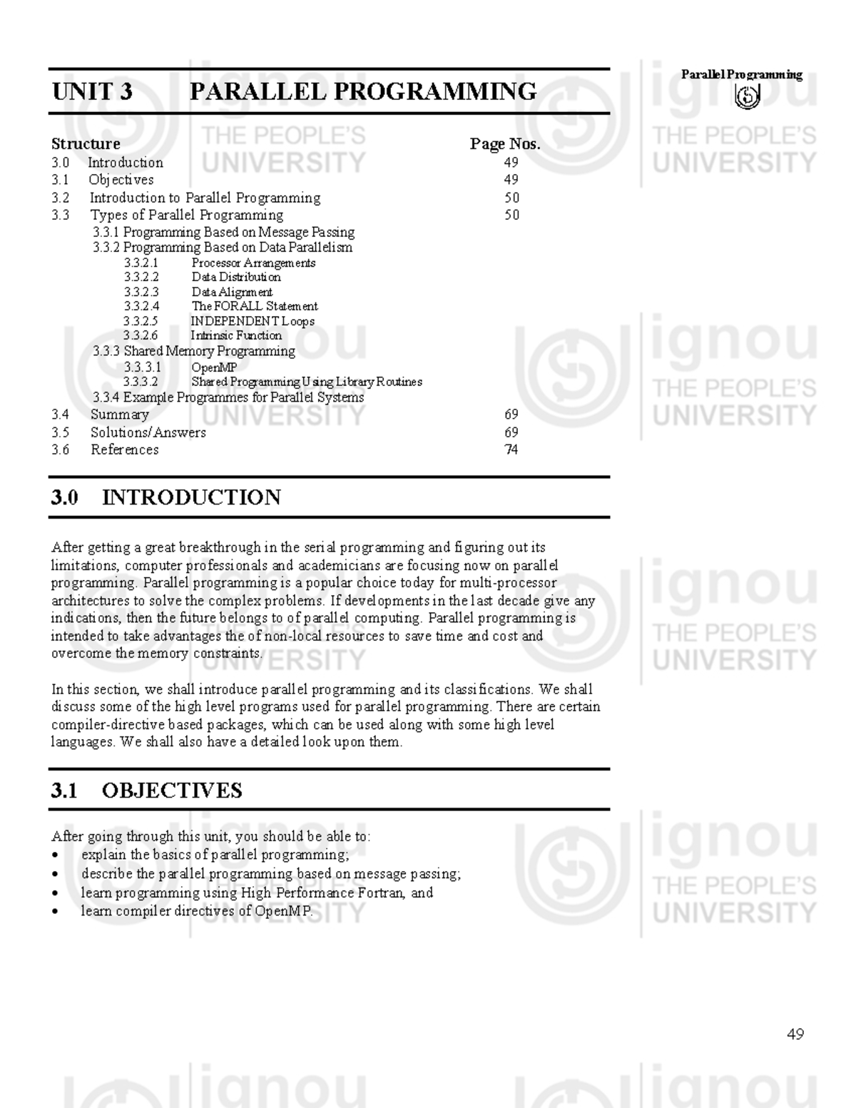 Parallel Computing - Unit 3 Notes on Parallel Programming - Studocu