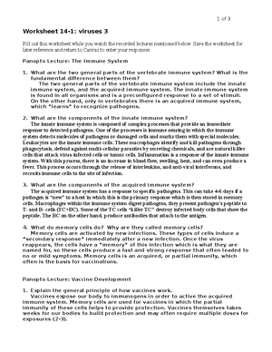 #17 Gene expression new genes-1 - Bio 1500 Due date: see Canvas assignment Worksheet: Gene - Studocu
