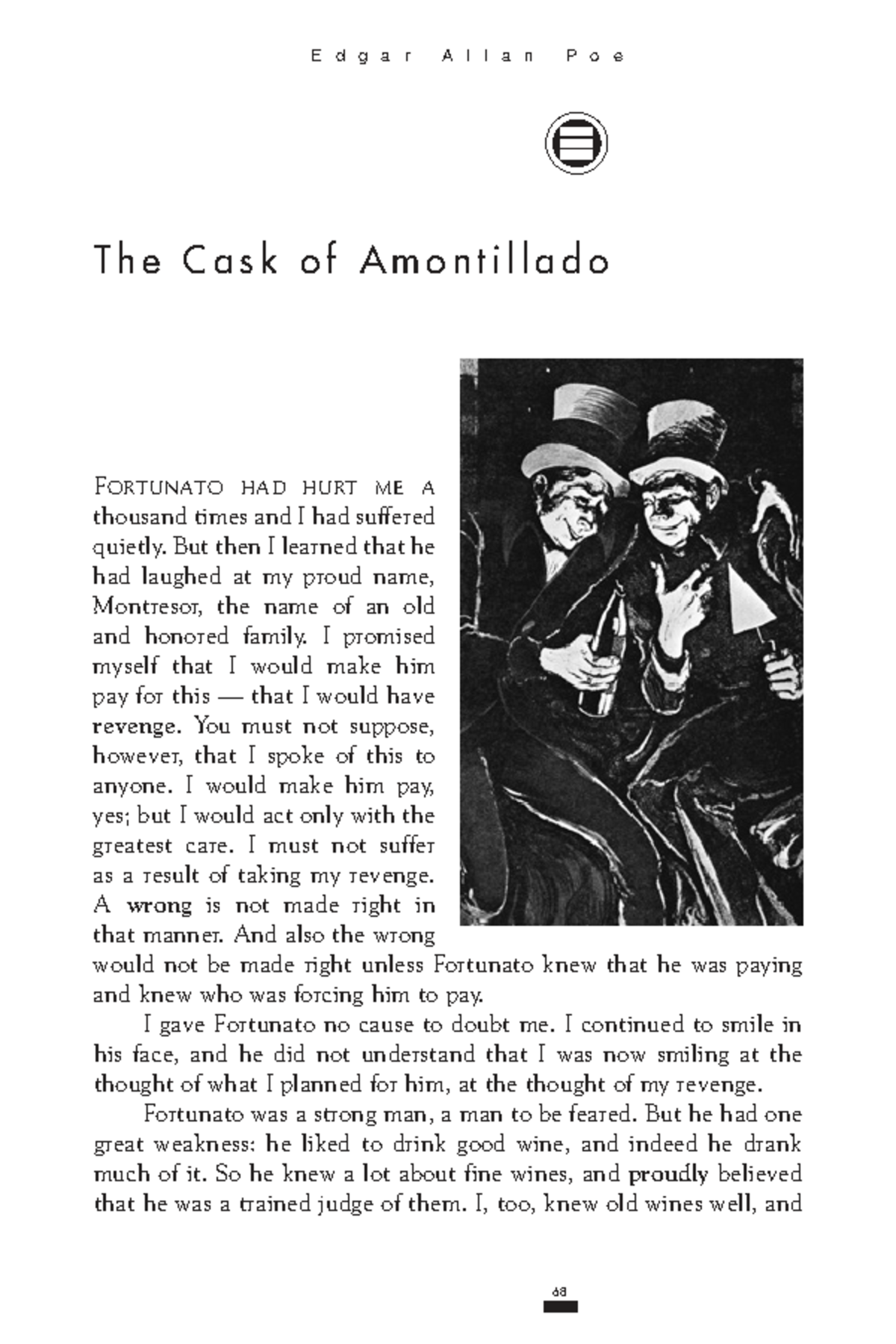 The Cask of Amontillado: Analysis and Summary of Poe's Tale - Studocu