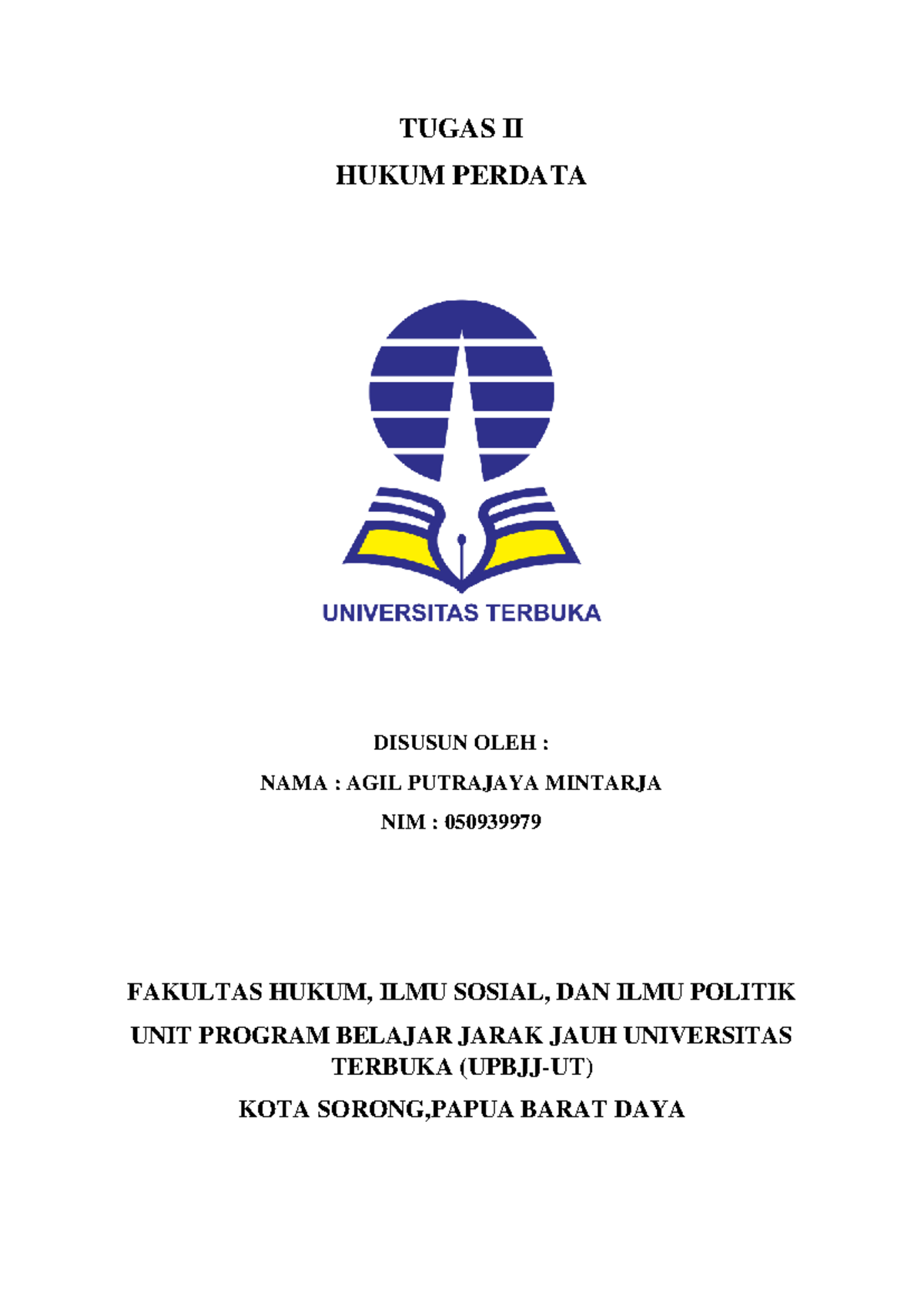 Tugas II Hukum Perdata: Analisis Warisan Bapak Yusuf dan Pembagiannya - Studocu