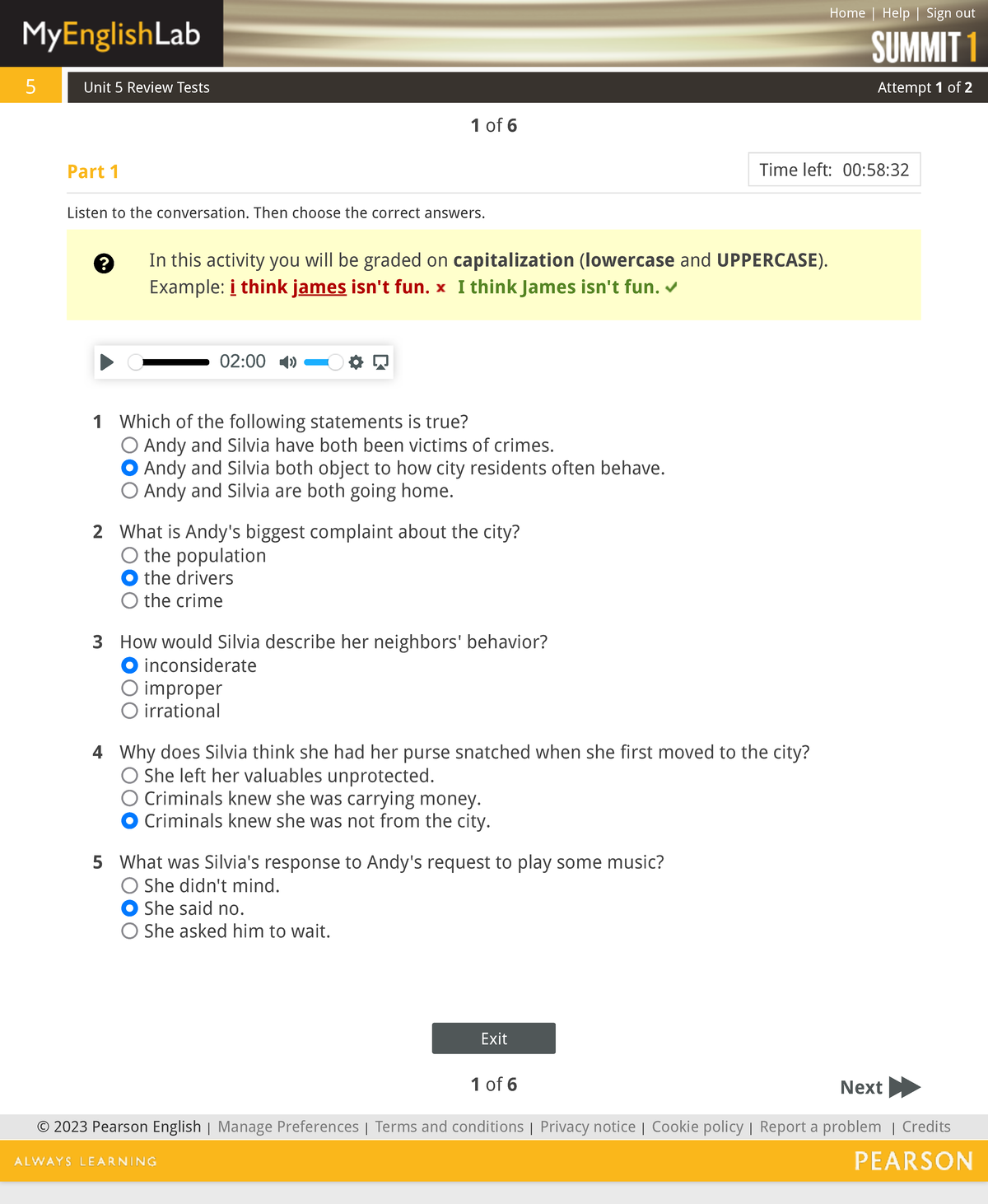 Unit 5 Review Test – IDIN5 1801AA – My English Lab - Studocu