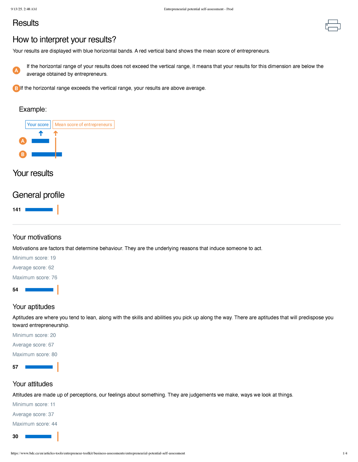 Self-Assessment: Test Your Entrepreneurial Potential (BDC) - Studocu