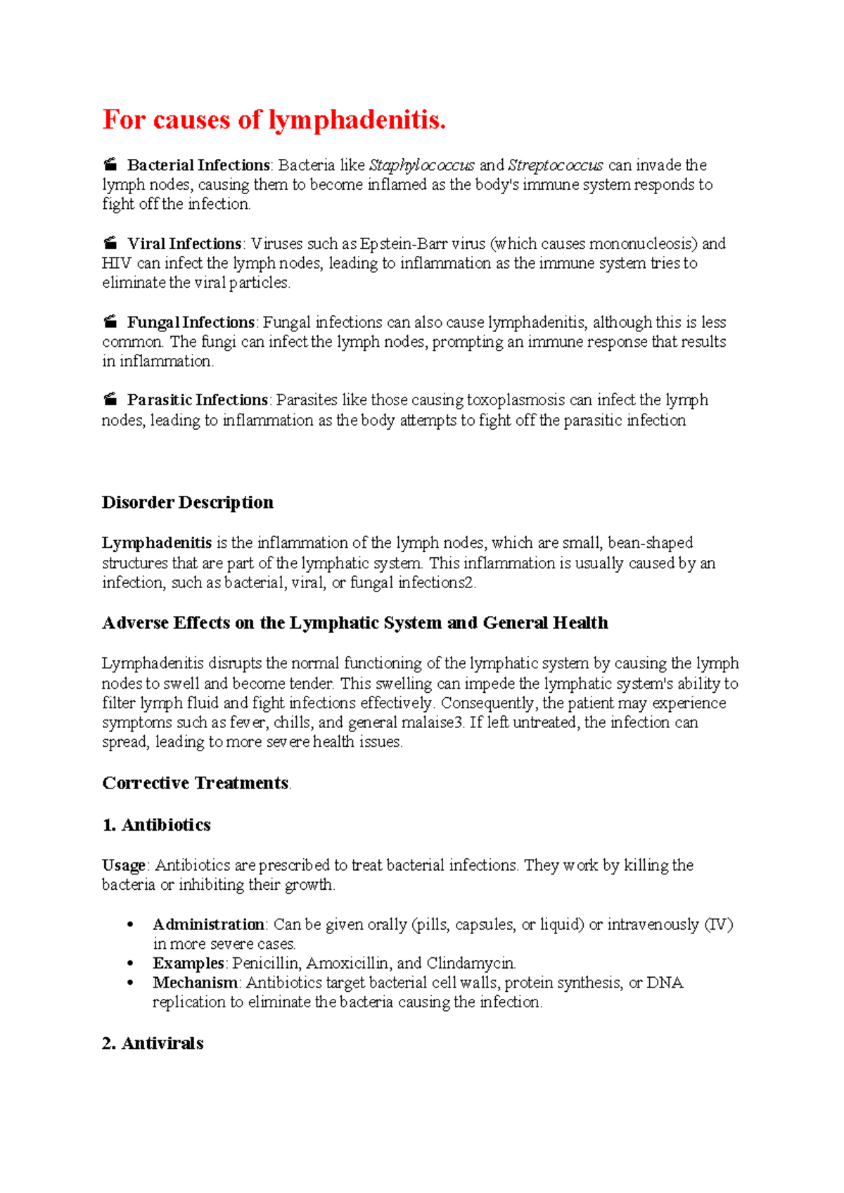 Lymphadenitis Causes & Treatments: Bacterial, Viral, Fungal Infections ...