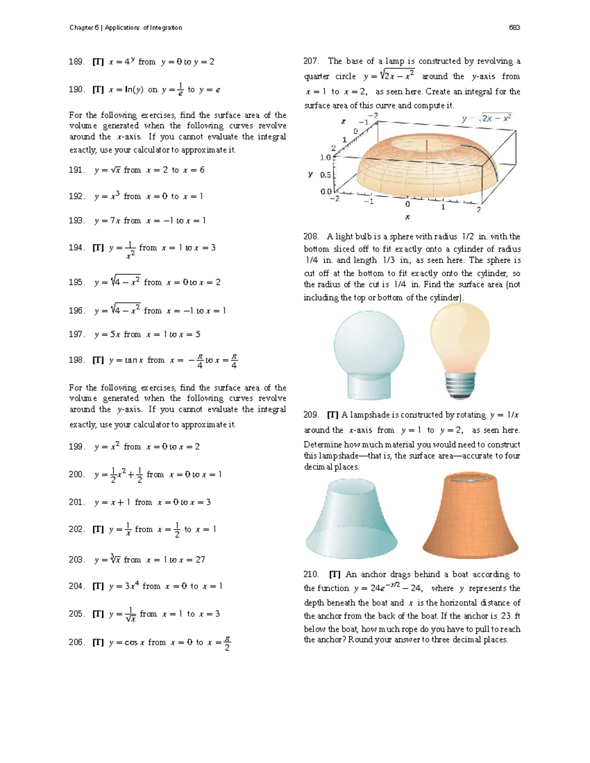 Calculus Volume 1 - Part 3: Chapter 6 Applications of Integration - Studocu