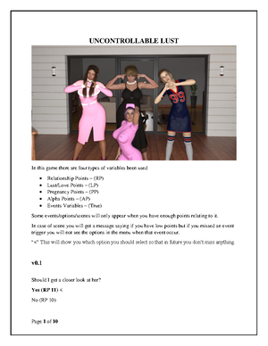 SJX V1-20 - Comprehensive Game Walkthrough and Tutorials - Studocu