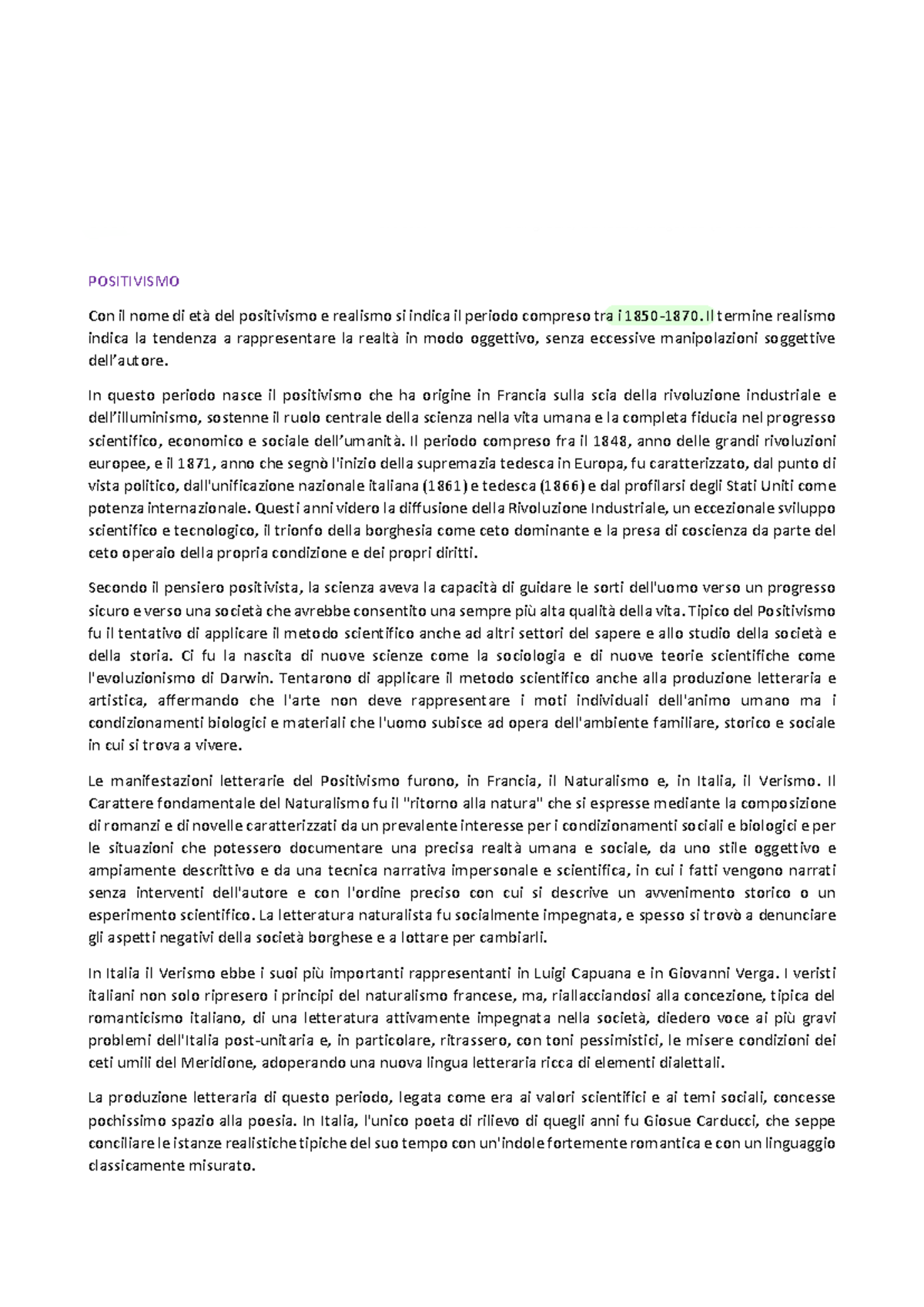 Positivismo - 5 anno - gengive, aspetta lei o guarda sé stesso ...