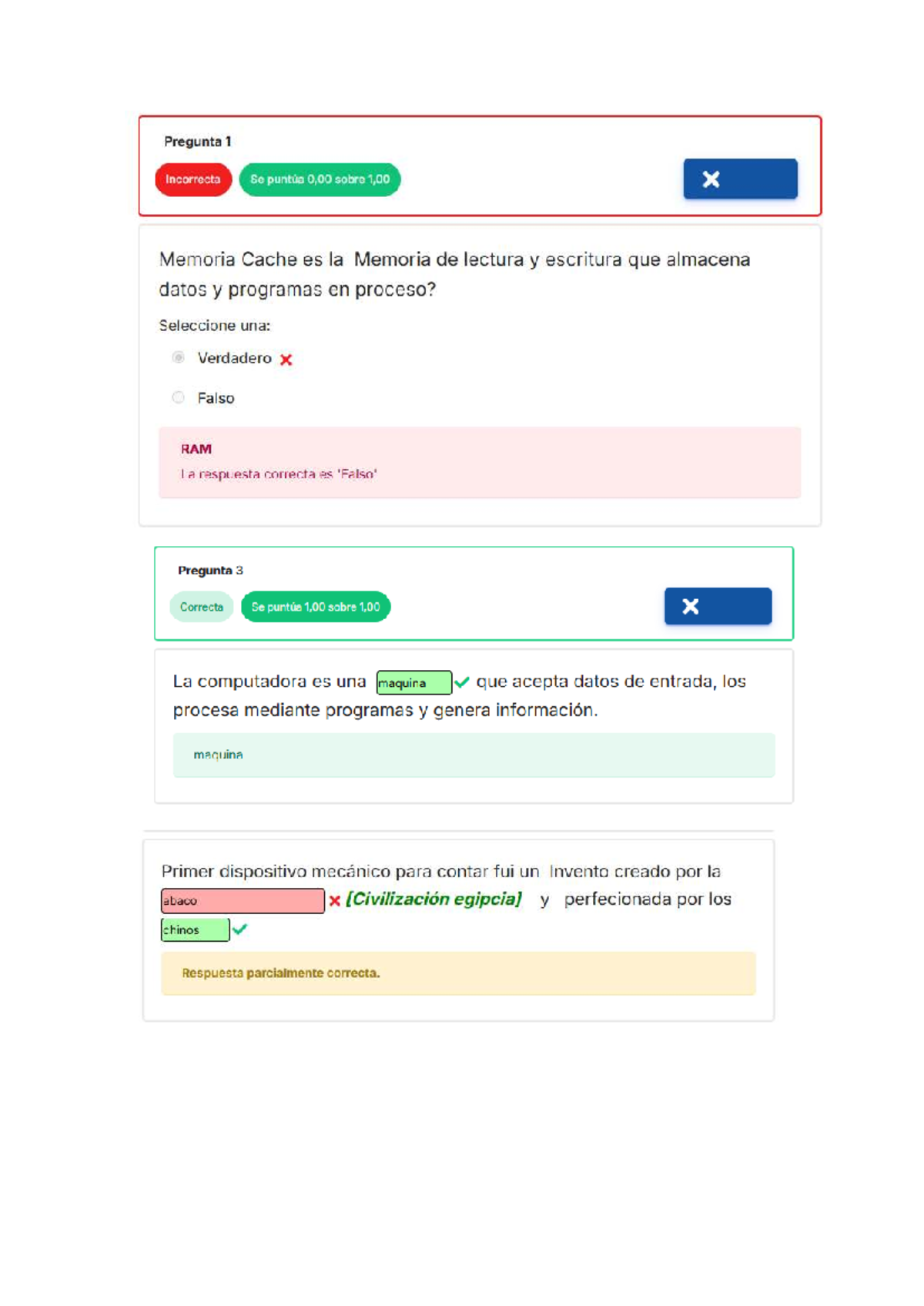 Examen de Informática Virtual: Preguntas y Respuestas Clave - Studocu