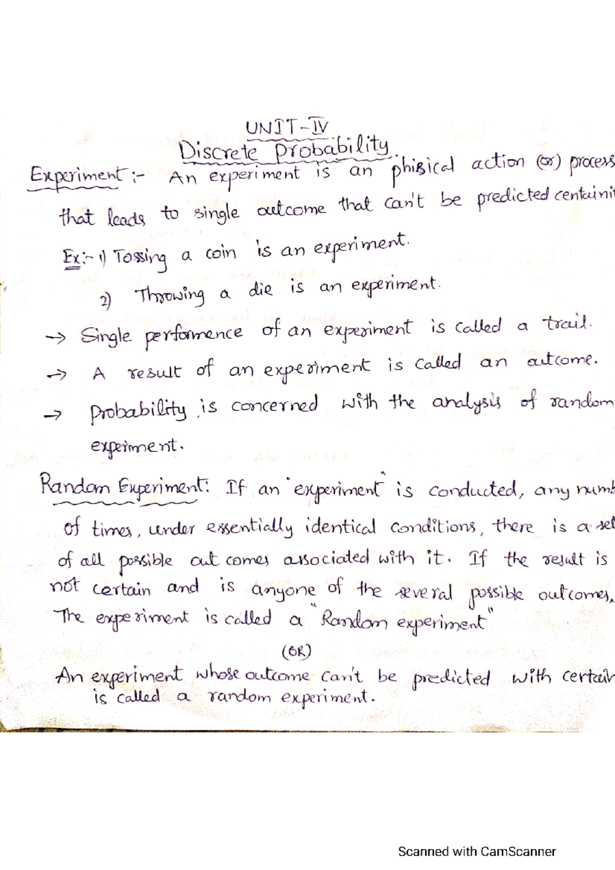 Discrete Mathematics Unit 4 Notes - JNTUH Final Exam Preparation - Studocu