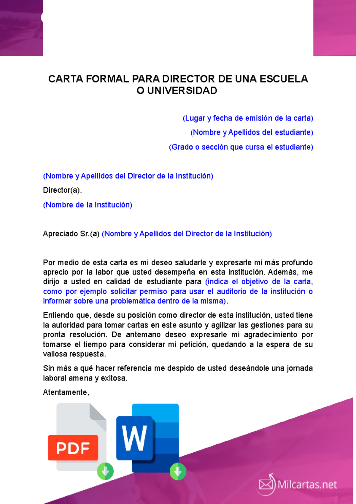 Cmo Redactar Una Carta Formal Gua De Funciones Y Ejemplos Escuela