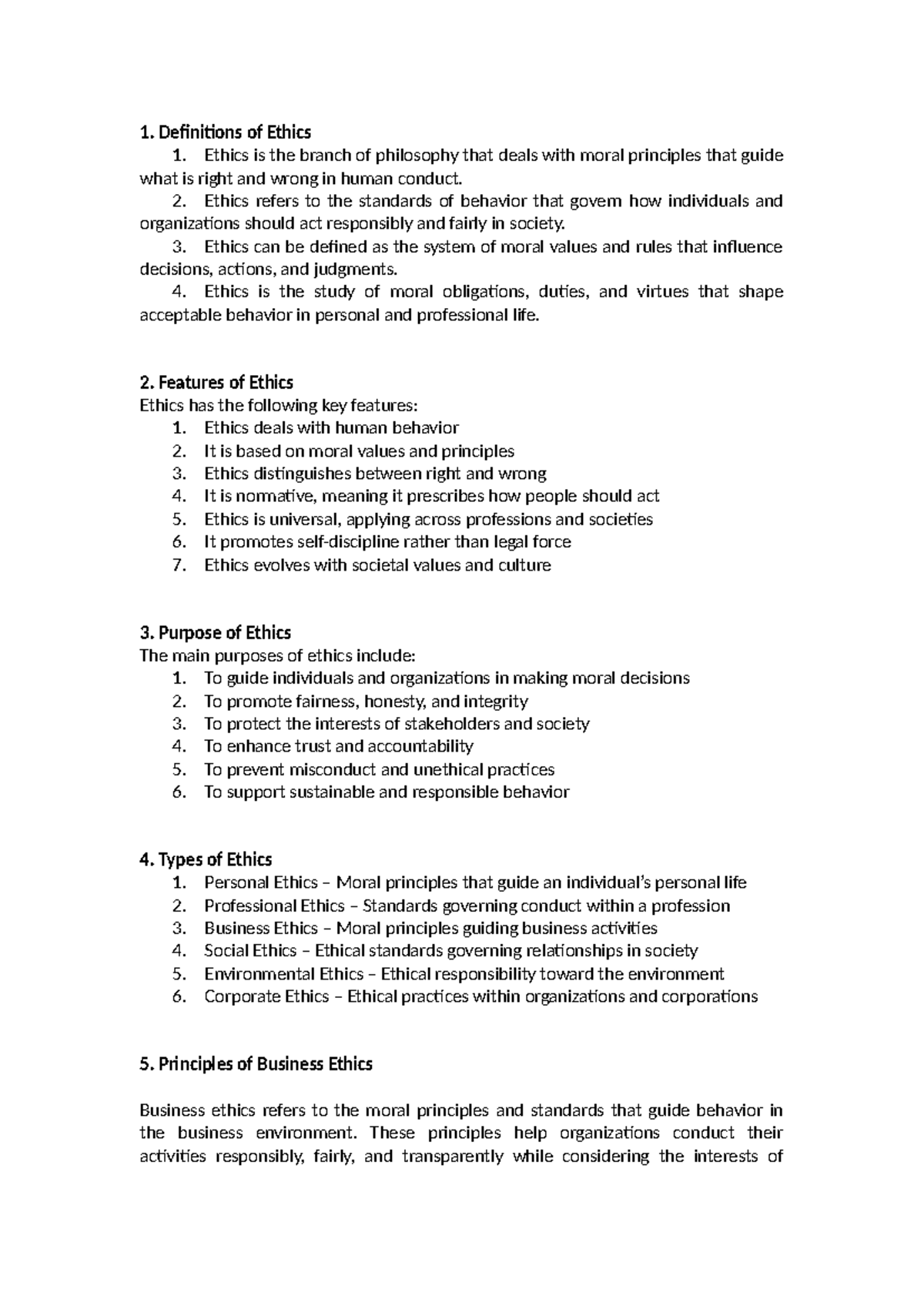 Ethical Issues in Business: Lecture Notes for Practice - Studocu