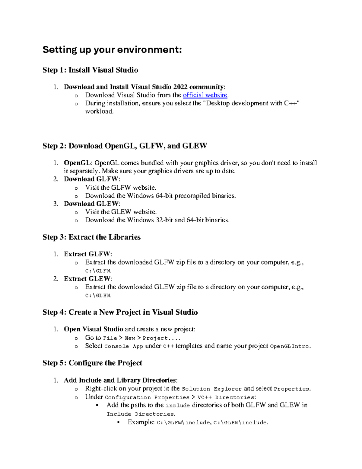 Setting up your environment - Setting up your environment: Step 1 ... Setting up your environment - Setting up your environment: Step 1 ...