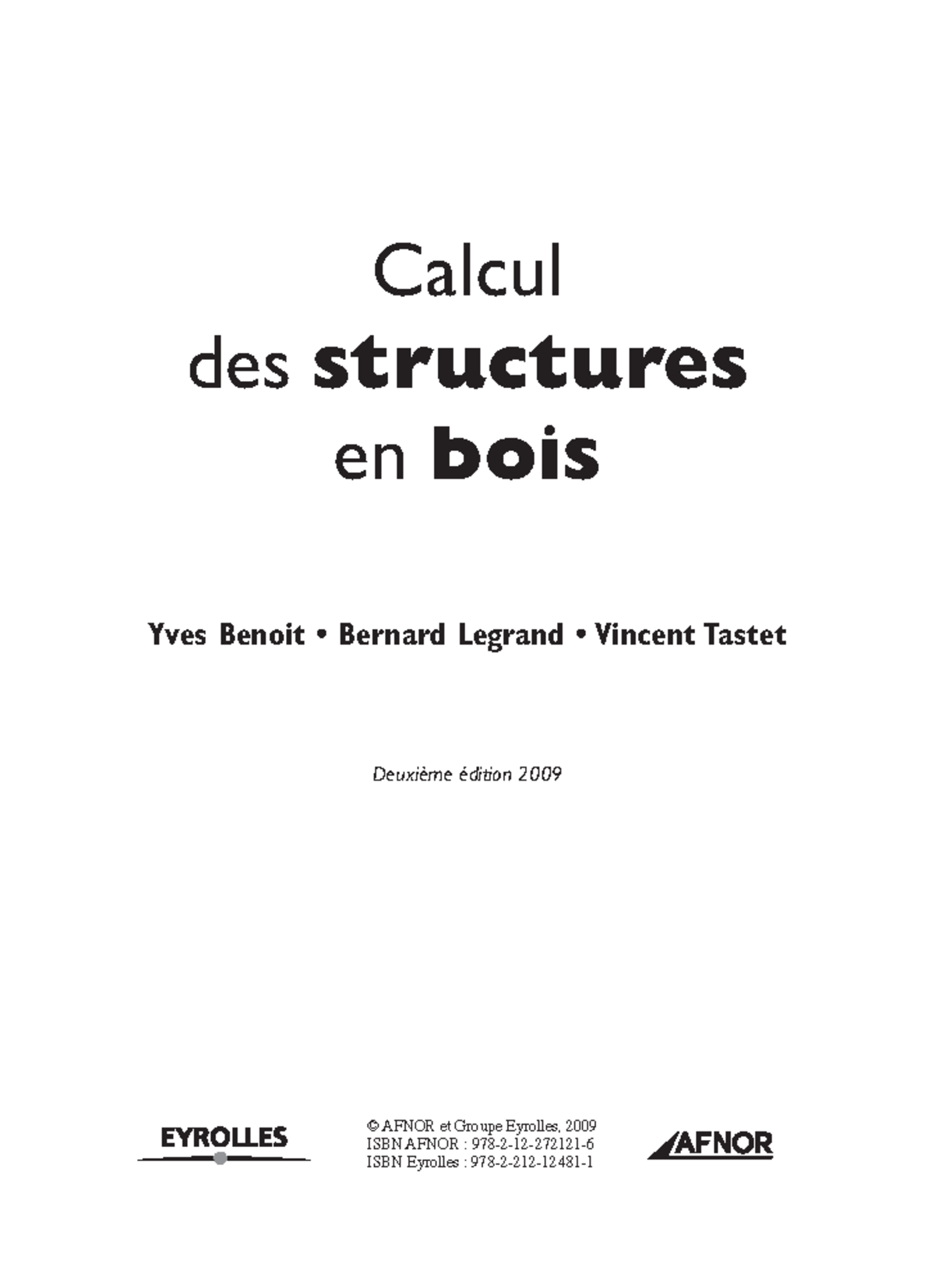 Calcul des Structures en Bois - Notes Essentielles et Exemples - Studocu