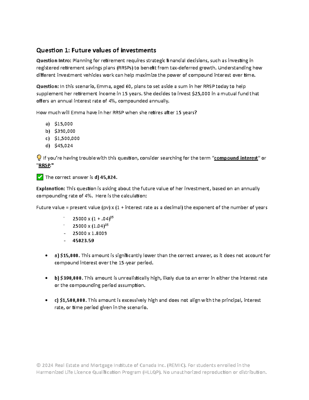 Segregated Funds Questions and Answers for HLLQP Students - Studocu