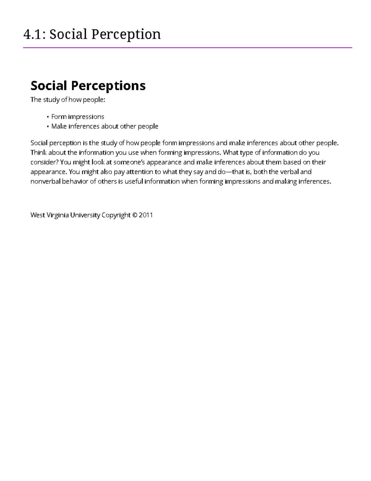 Social Perception: How We Form Impressions and Inferences About Others ...