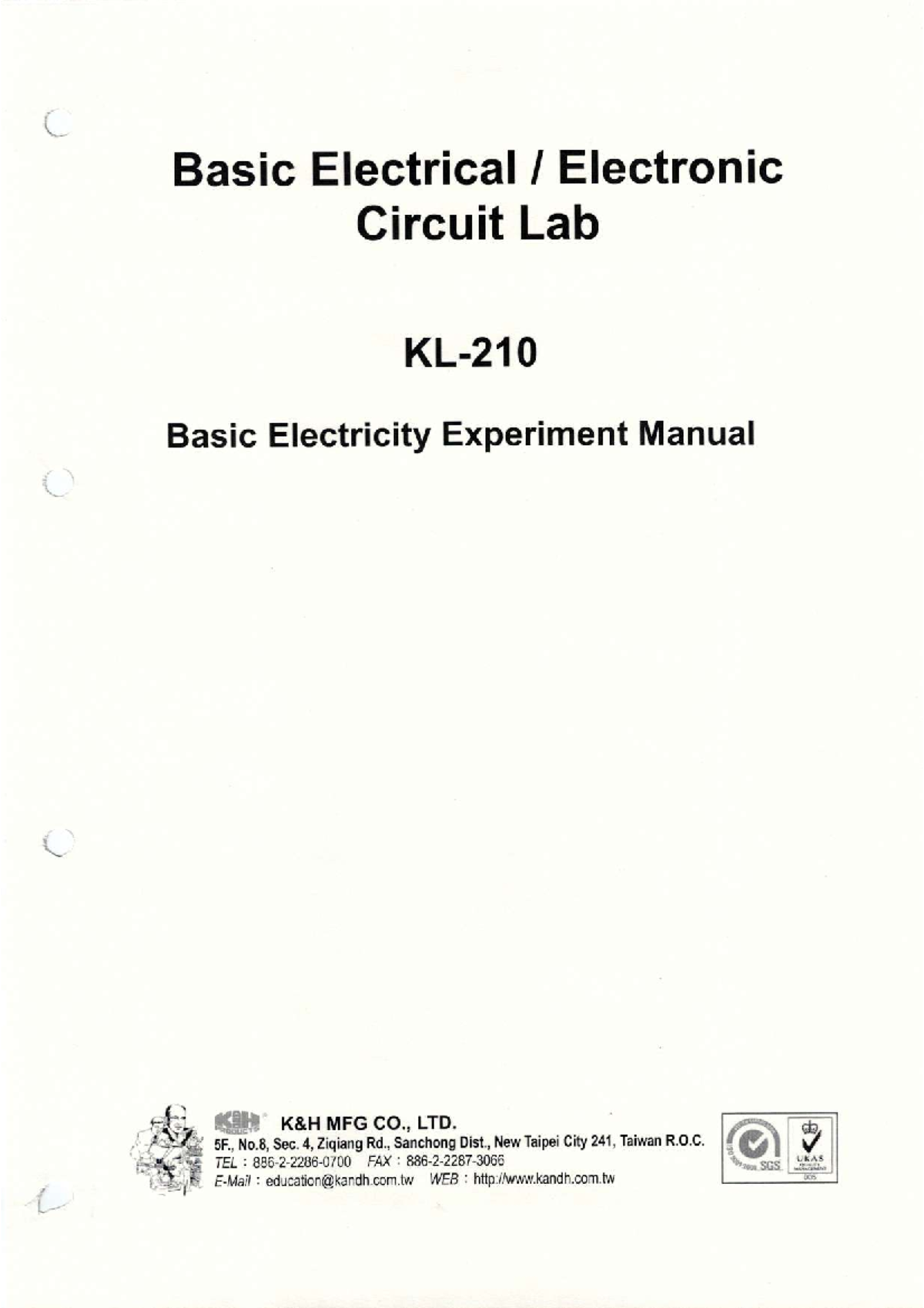 EE-211L Basic Electrical & Electronic Circuit Lab Manual - Studocu