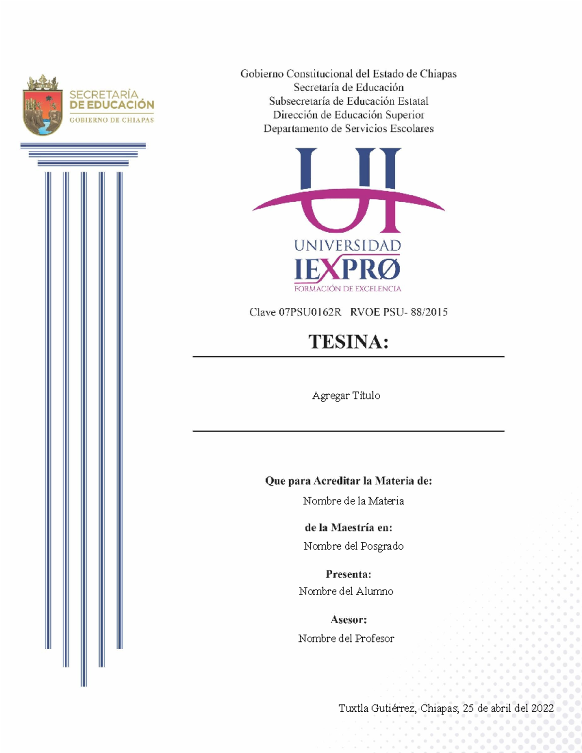 Formato de Tesina: Guía para el Seminario de Investigación I - Studocu