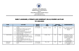List of Behavioral Verbs in Filipino and English for Lesson Objectives ...
