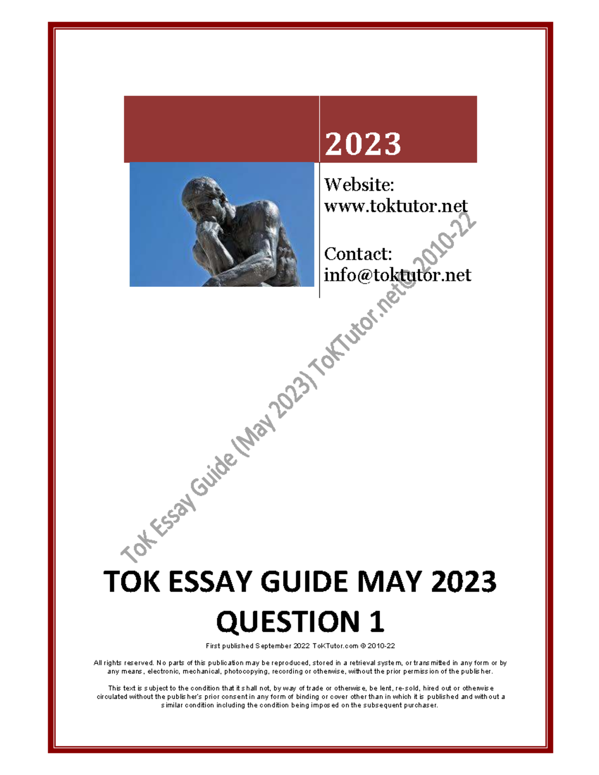 ToK Essay Guide: Exploring Replicability in Knowledge Production (May ...