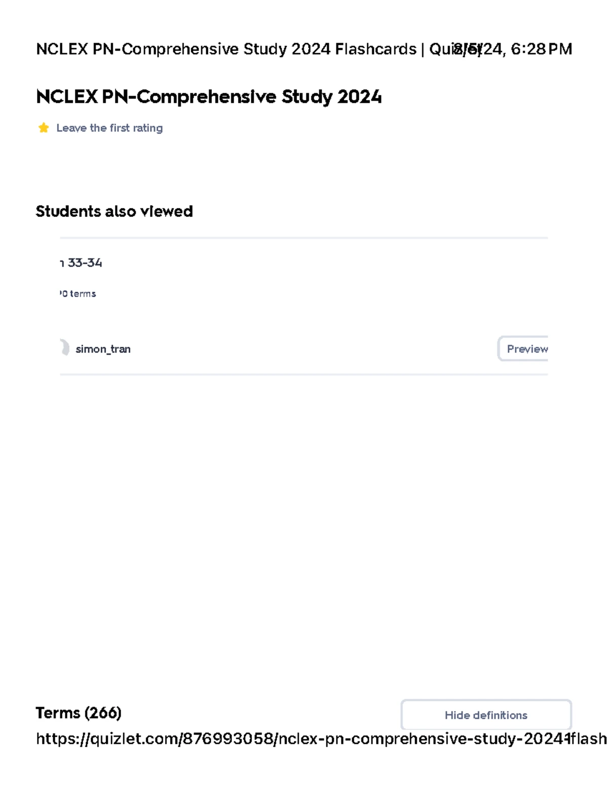Comprehensive Assessment Results with Barriers to Care - NURC 444 - Studocu