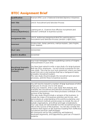 Unit 19 Assignment 2 - BUSINESS UNIT 19: ASSIGNMENT 2 By Jonny Ross ...