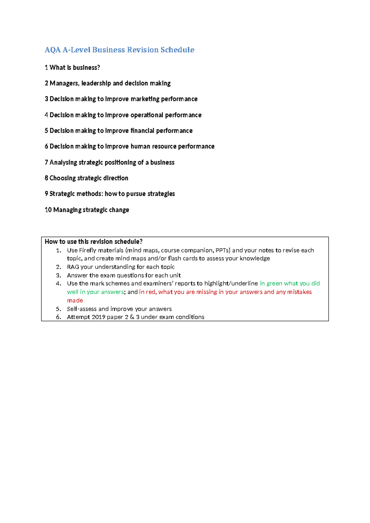 AQA%20Business%20revision%20schedule - AQA A-Level Business Revision ...