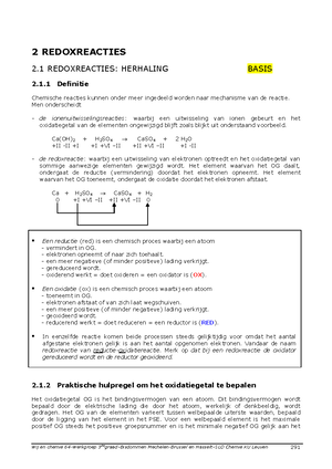 PSE Tabel: Periodiek Systeem van de Elementen - Chemie KU Leuven - Studocu