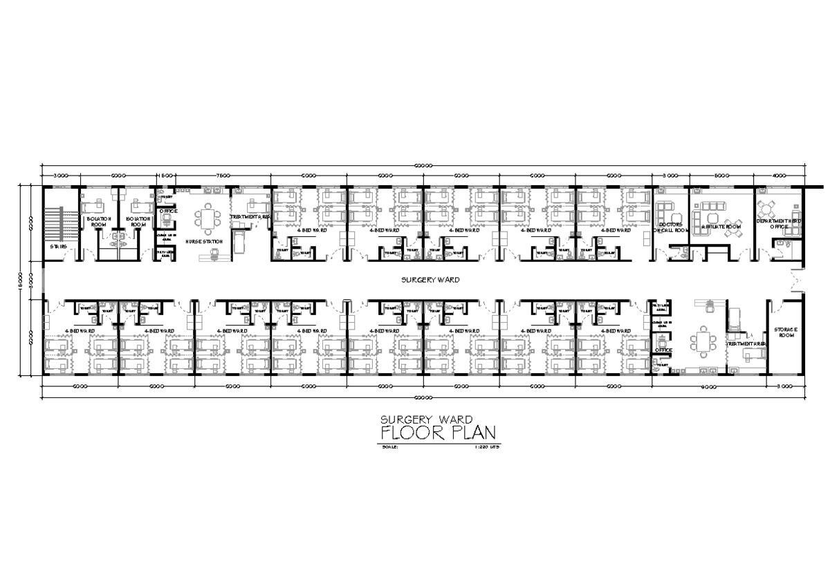 Surgery WARD - plan for hospital - 6000 6000 6000 6000 6000 6000 6000 ...