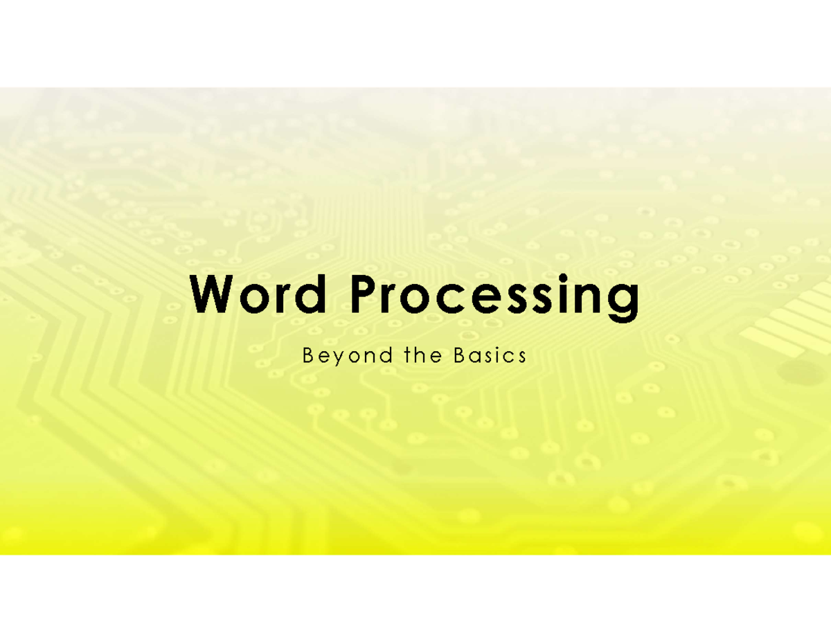 COMP 1103 Lecture 3 - Comp 1103 - MRU - Studocu