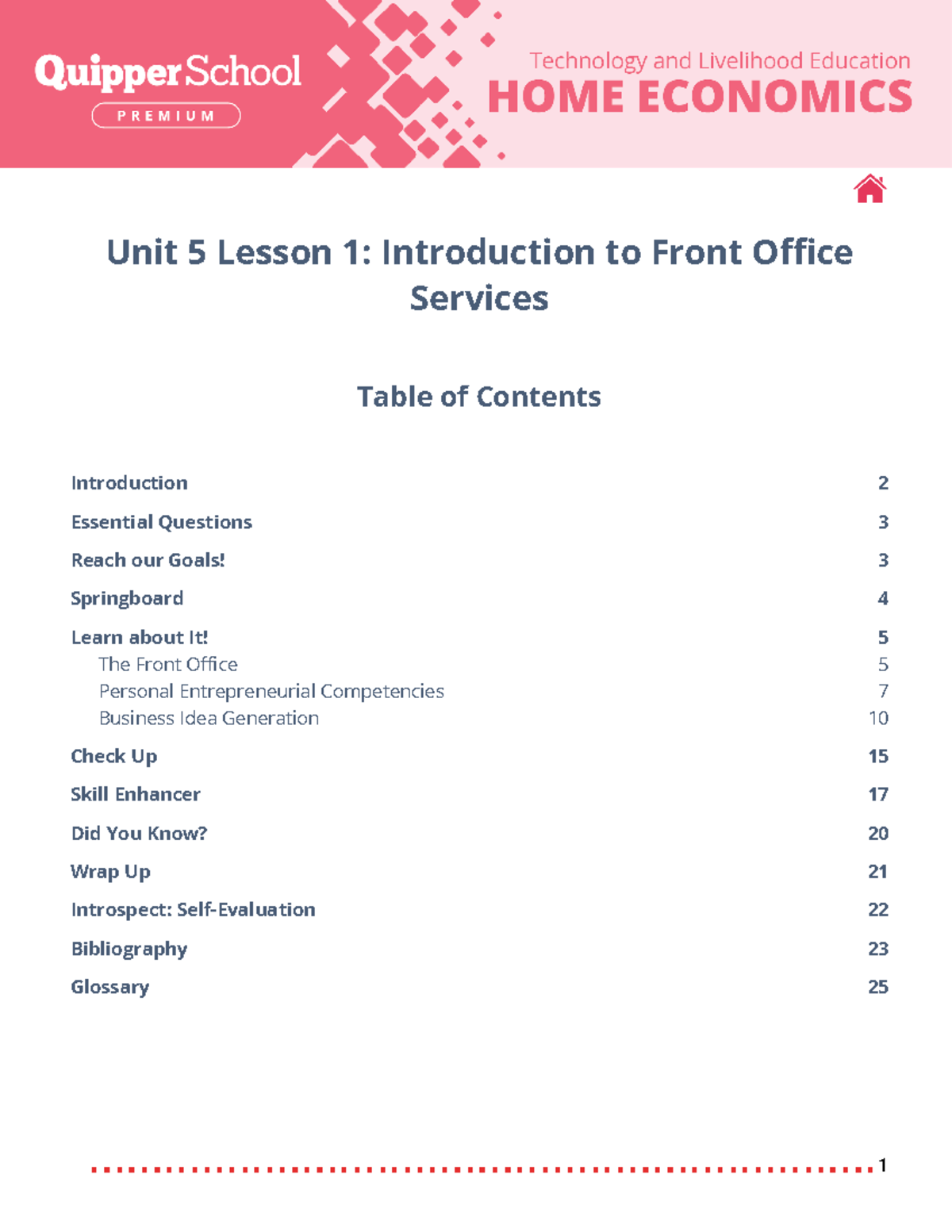 Final HE 5.1: Intro to Front Office Services & Entrepreneurial Skills ...