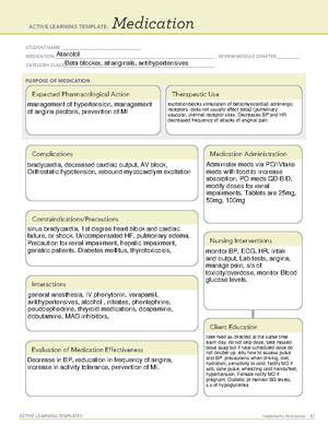 Finasteride (Propecia, Proscar) - ACTIVE LEARNING TEMPLATES THERAPEUTIC ...