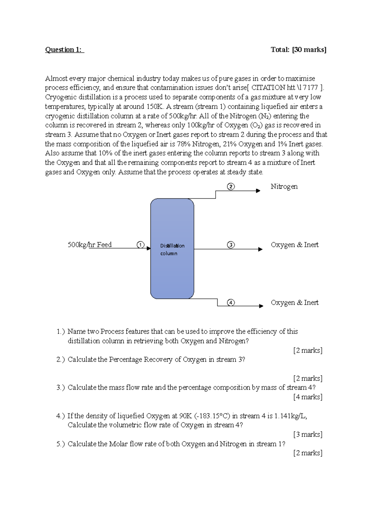 MB Distillation 3: Material Balance Questions & Solutions for Tests ...