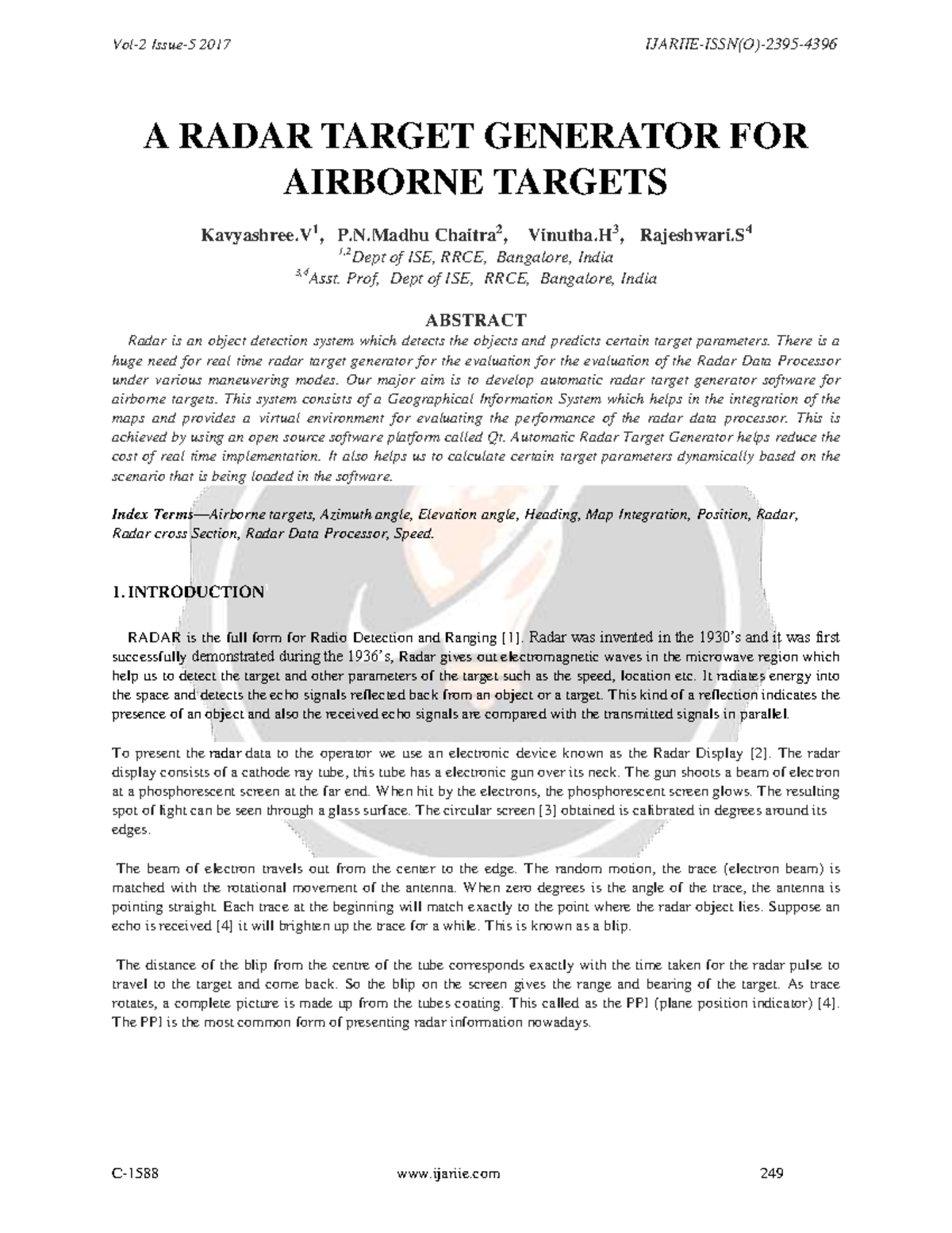 A_RADAR_TARGET_GENERATOR_FOR_AIRBORNE_TARGETS - A RADAR TARGET ...