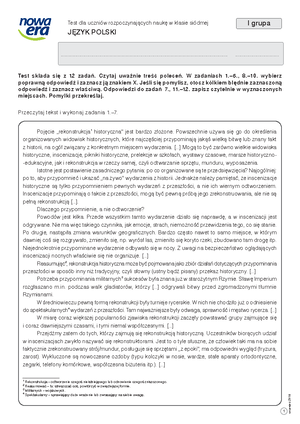 Together kl4 U7 Unit Test Standard A - Together dla 4 klasy Tests ...