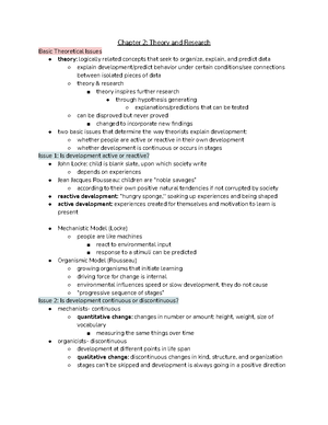 Chapter 7 - Personality Stability, Development, and Change - a ...