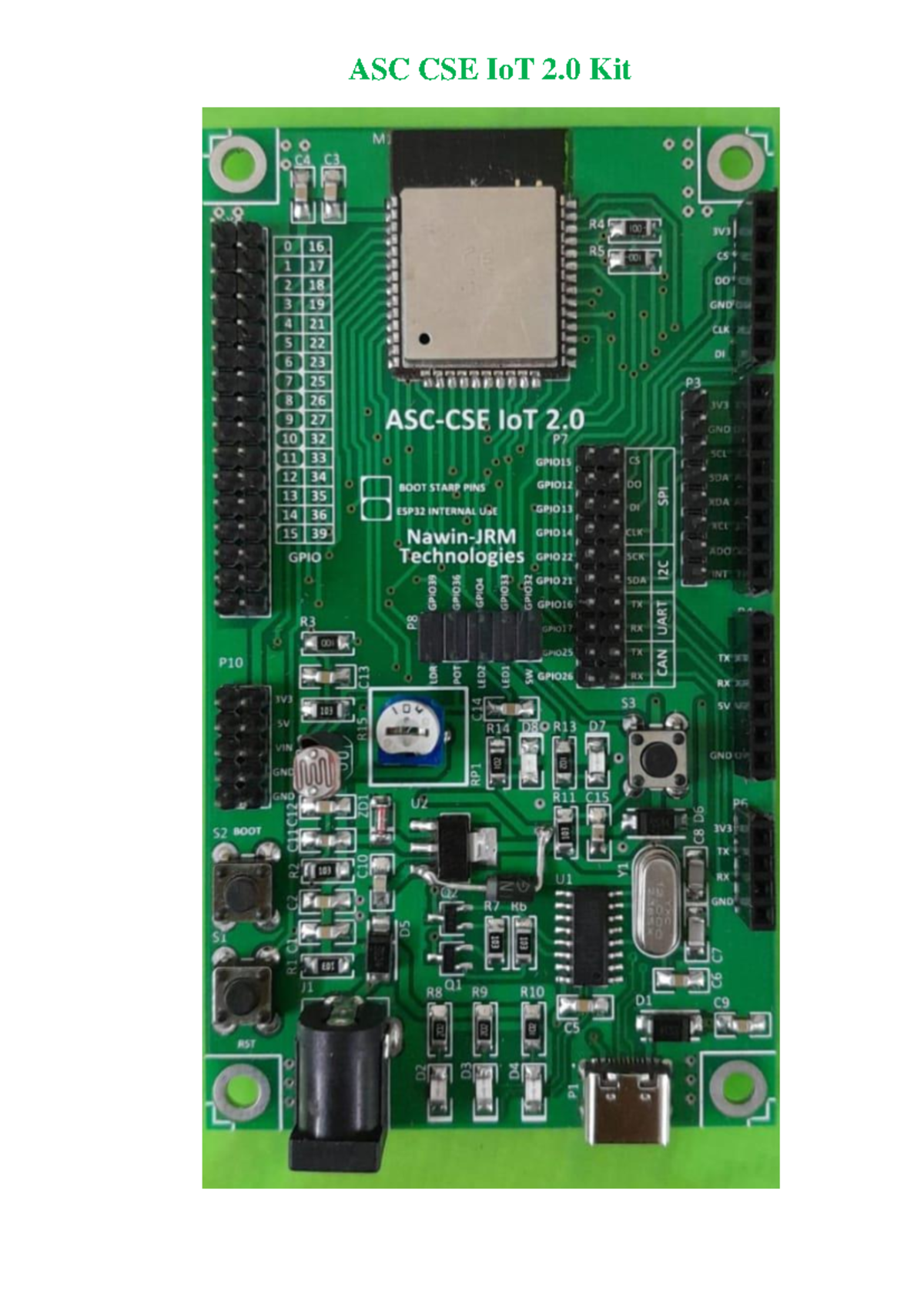 ASC CSE IoT 2.1 - Comprehensive Guide for IoT Kit Features and Usage ...