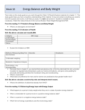 Test questions from Study Stack - Nutrition Table Review - Final Exam ...