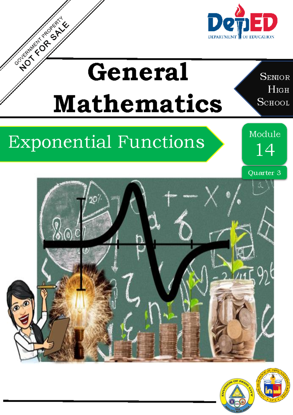 GEN MATH Q3 M14 - Module 14 on Exponential Functions for SHS - Studocu