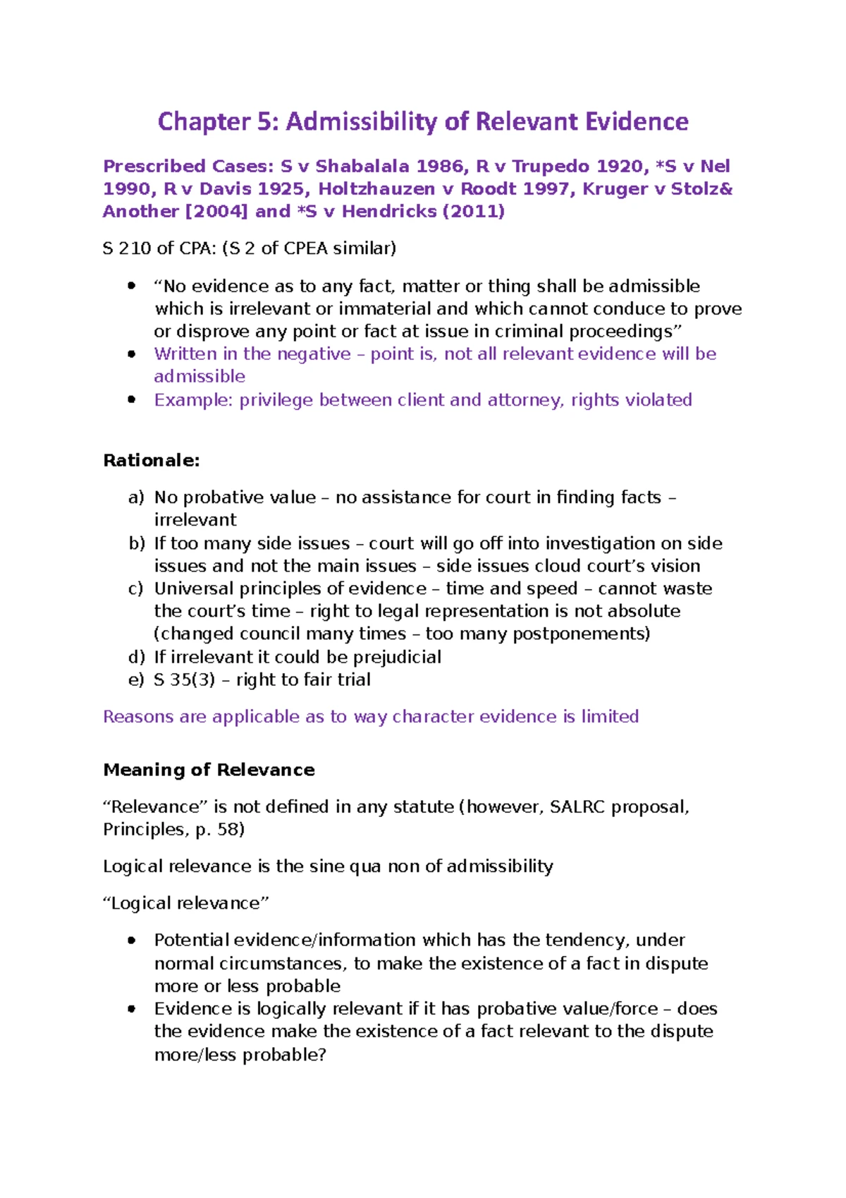Topic 18: Comprehensive Guide to Oral Evidence in Legal Proceedings ...