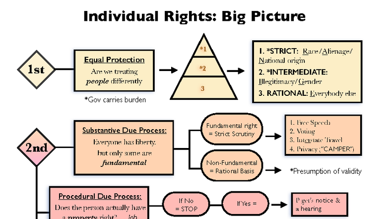 Individual Rights Visual Overview: Key Concepts and Protections - Studocu