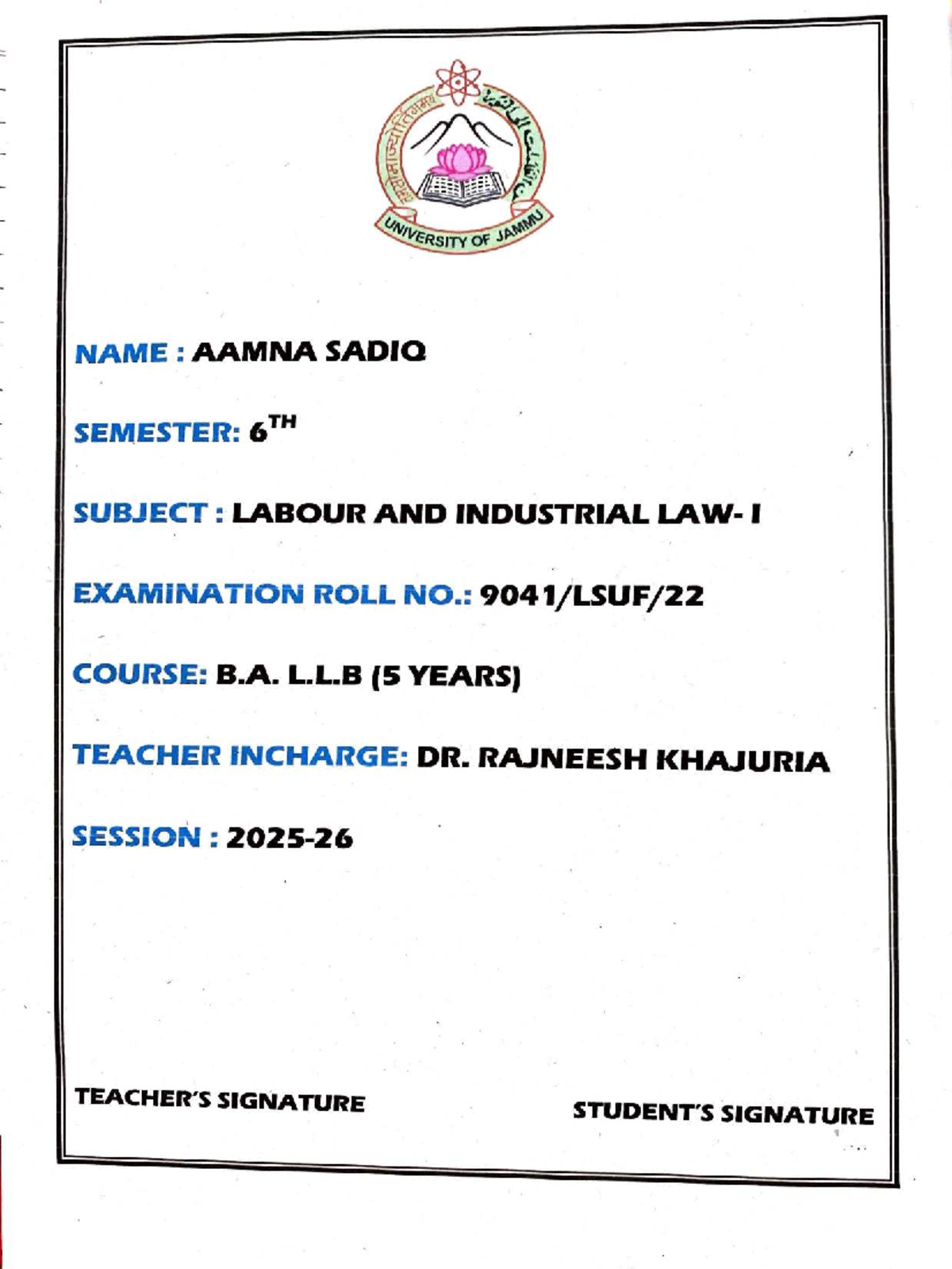 Labour Law (6th Sem) - Rights & Privileges of Registered Trade Unions ...