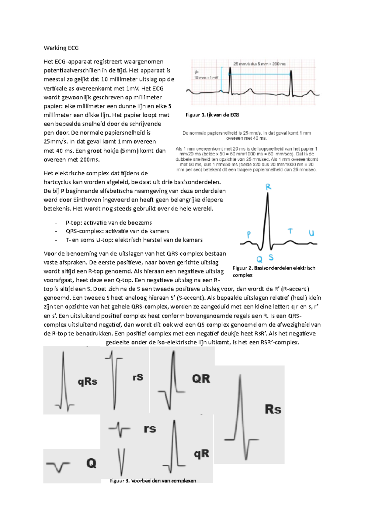 ECG Werking Uitleg: Basisprincipes van het Hartonderzoek - Studeersnel