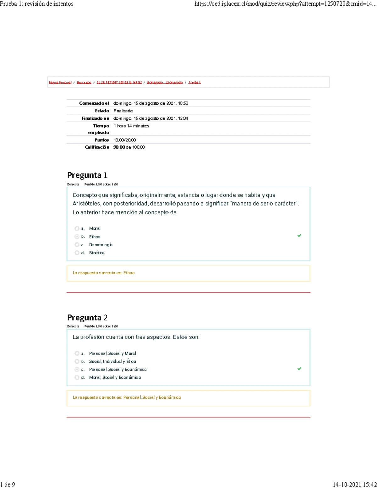 Prueba 1 Ética S3: Preguntas sobre Kohlberg y Piaget - Studocu