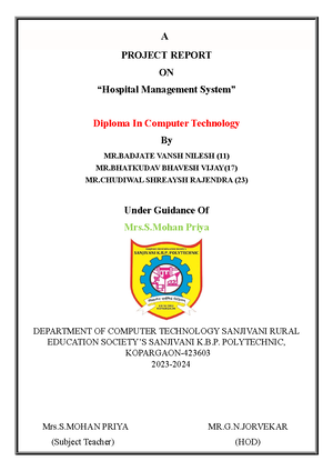 NIS microproject - A Micro Project Report On “COMPUTING SECURITY” Under Subject: Network And ...